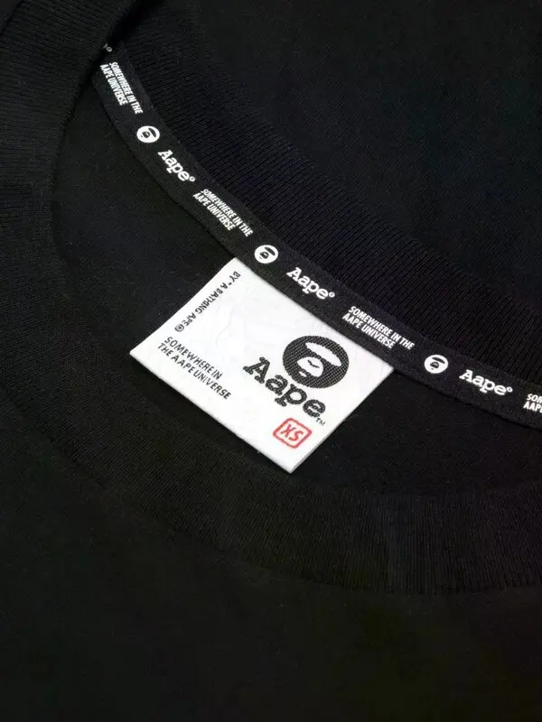 AAPE BY *A BATHING APE Moonface Rabbit-embroidered T-shirt