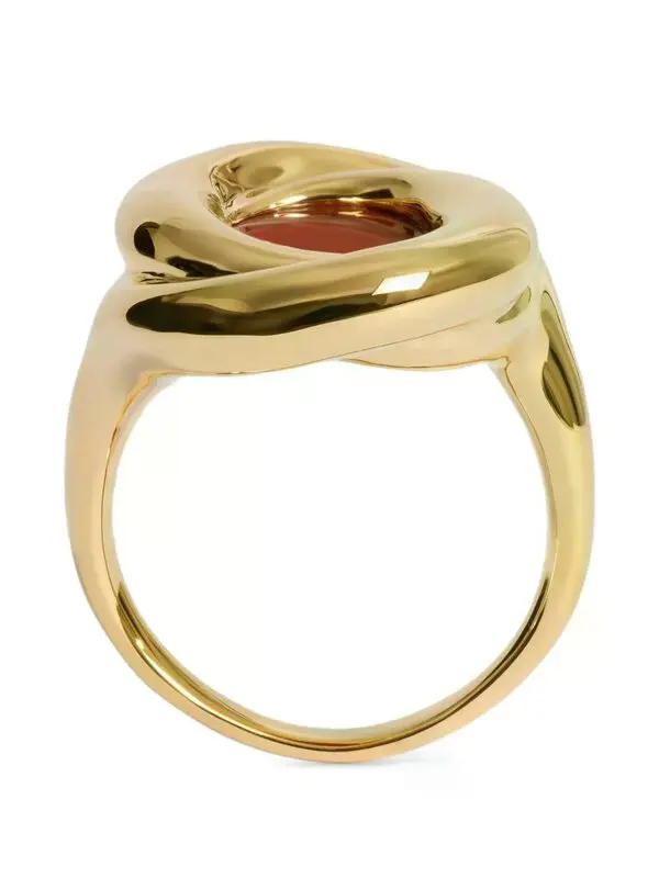 Monica Vinader Jasper Ring - Gold