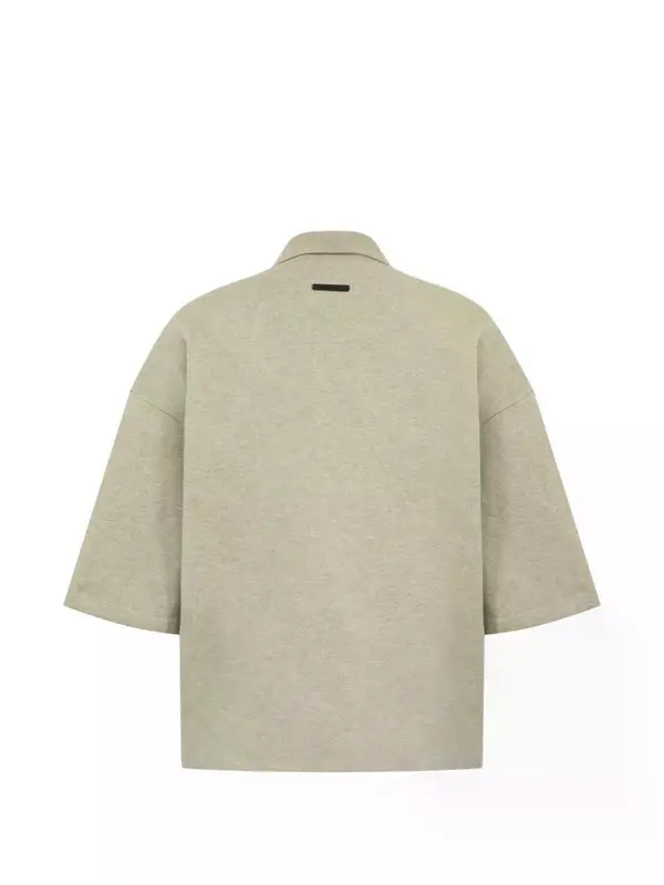 Fear Of God Essentials Panelled Cropped Polo Shirt