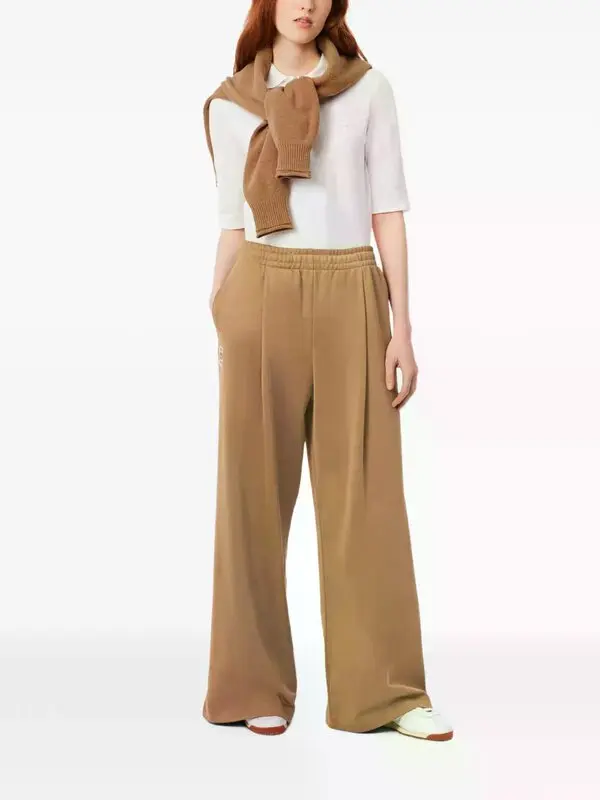 Lacoste Logo-patch Pleated Track Pants