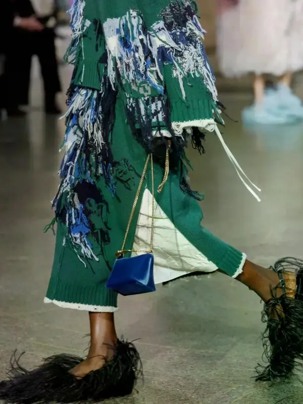 Erdem Micro Bloom Velvet Mini Bag