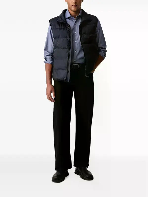 Paul & Shark Micro-patterned Long-sleeved Shirt