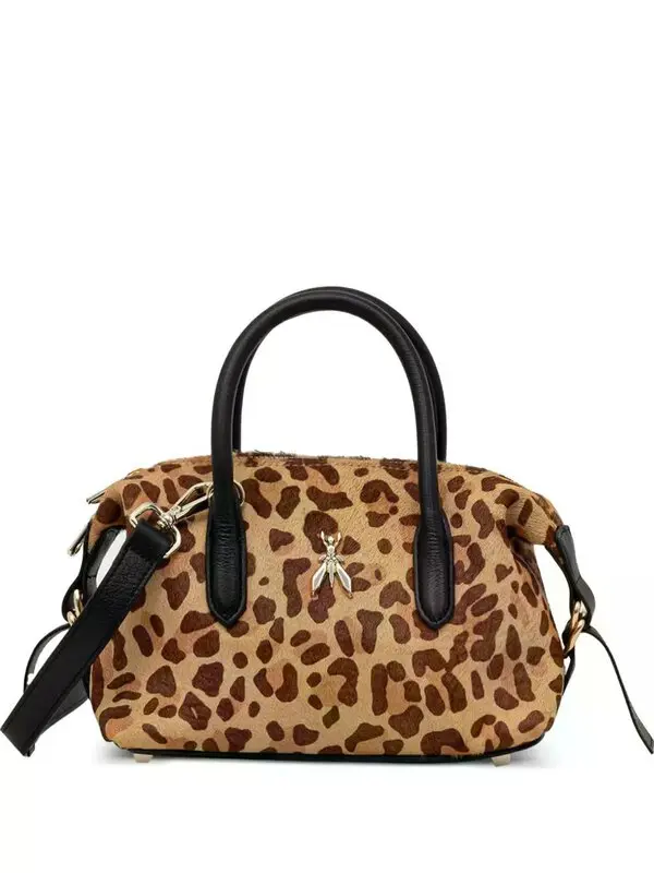 Patrizia Pepe Leopard-print Shoulder Bag - Neutrals