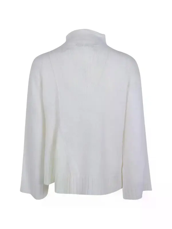 PIERANTONIOGASPARI Buckle-detail Asymmetric Sweater - White