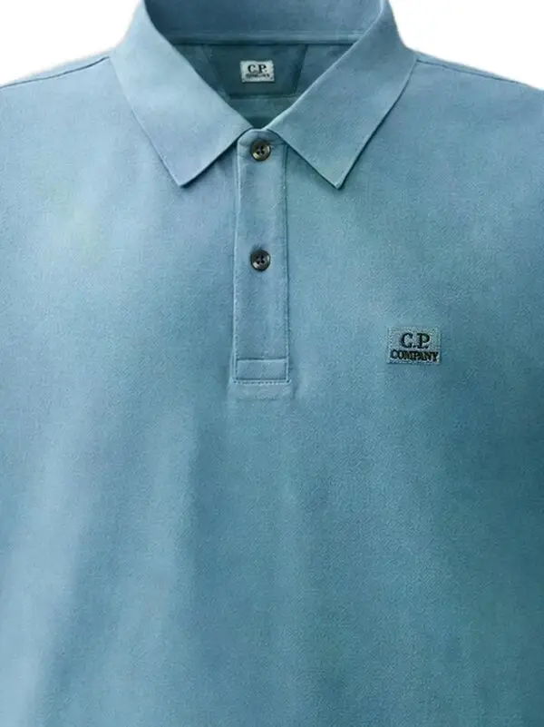 C.P. COMPANY Stretch Piquet Short-sleeve Polo
