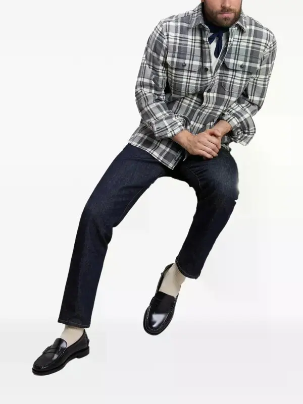 Woolrich Check-pattern Flap-pocket Shirt