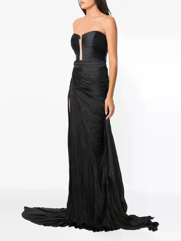 NORINA ST Viva Ruched Strapless Gown
