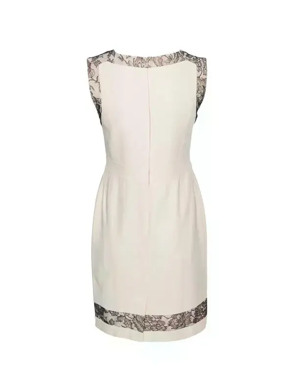 La Perla Lace-trimmed Shift Mini Dress