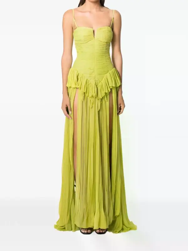NORINA ST Diada 2.6 Ruffled Maxi Dress - Yellow