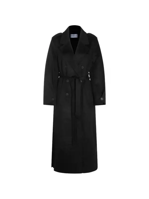 THE DYNAMIS STUDIO Double-breasted Belted Coat