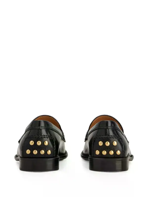 TOD'S Gommino Leather Loafers - Black