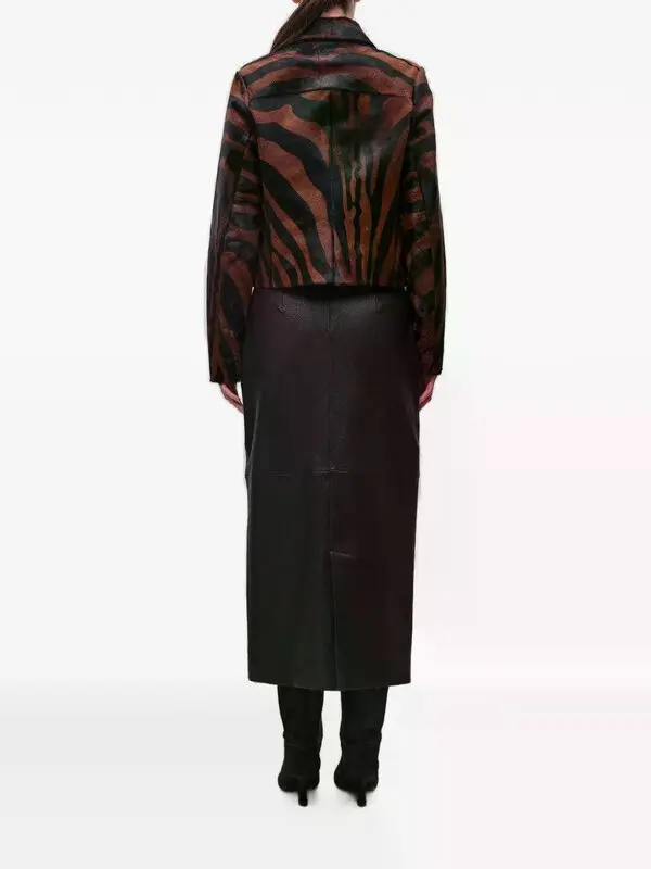 Simkhai Daria Zebra-print Jacket