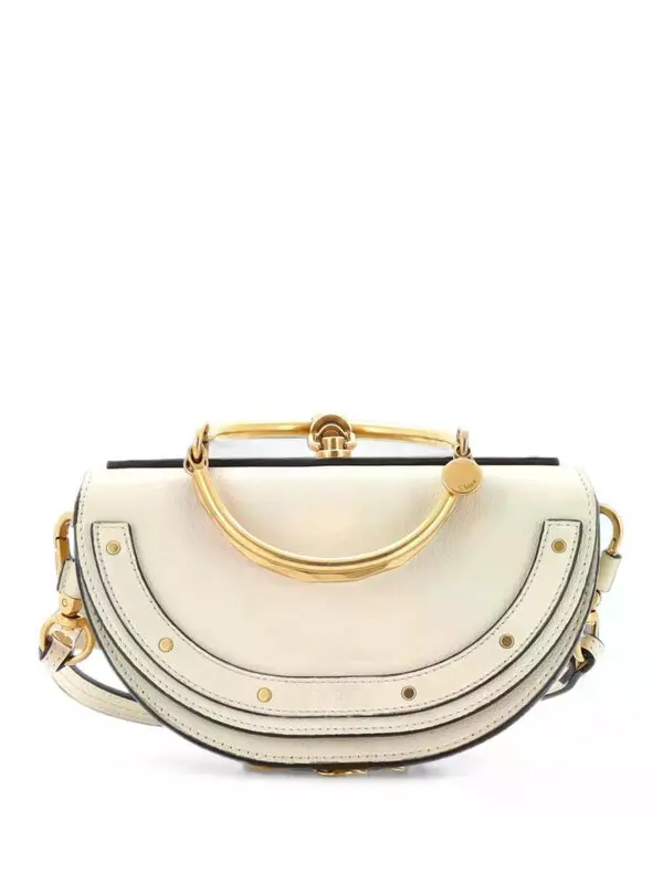 Chloé Nile Leather Mini Crossbody Bag - Orange