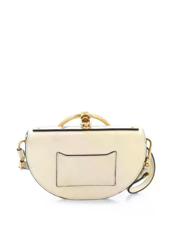 Chloé Nile Leather Mini Crossbody Bag - Orange