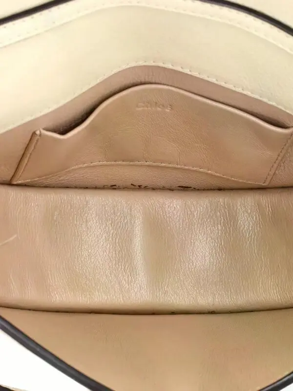 Chloé Nile Leather Mini Crossbody Bag - Orange