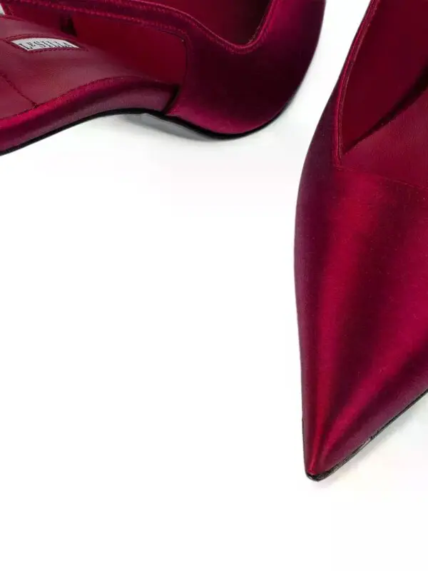 LE SILLA Amelia Crystal-embellished Slingback Pumps
