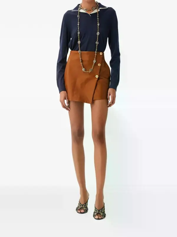 Versace Nappa Plongé Mini Skirt