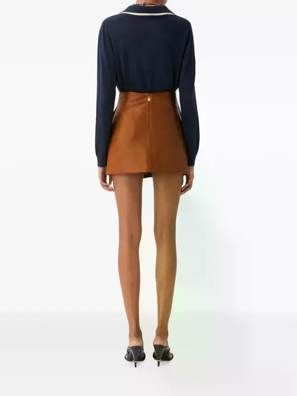Versace Nappa Plongé Mini Skirt