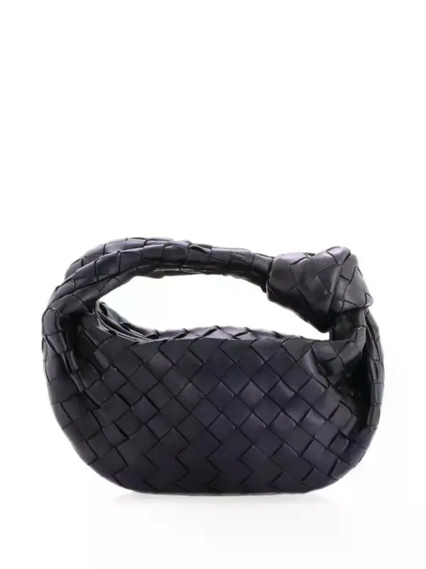 Bottega Veneta Bv Jodie Intrecciato Nappa Mini Hobo Bag - Black