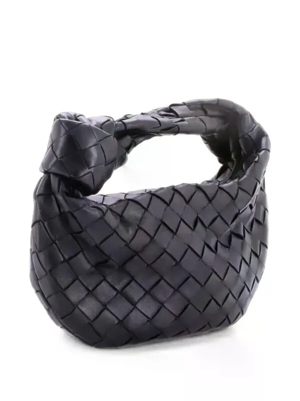 Bottega Veneta Bv Jodie Intrecciato Nappa Mini Hobo Bag - Black