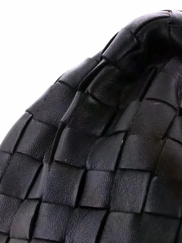 Bottega Veneta Bv Jodie Intrecciato Nappa Mini Hobo Bag - Black