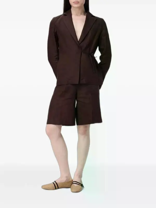 COLMAR Tie-fastening Linen Blazer