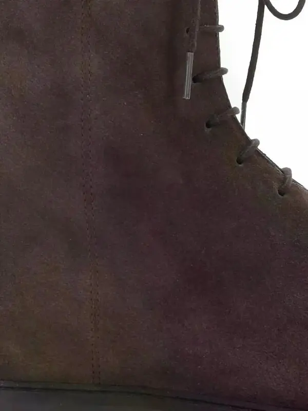 Legres Lace-up Suede Ankle Boots