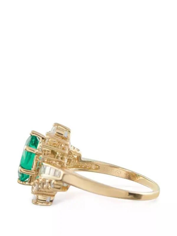LB EXCLUSIVE Emerald And Diamond Ring