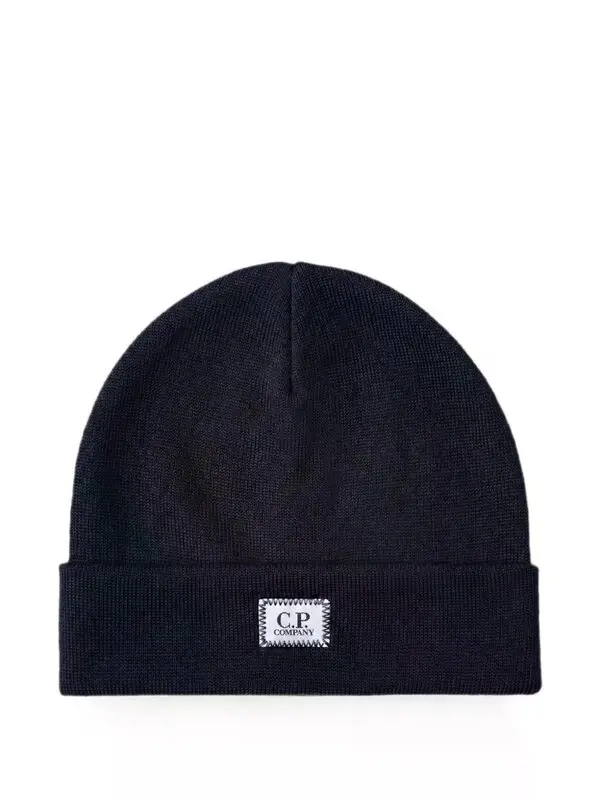 C.P. COMPANY Extrafine-merino Wool Logo-label Beanie