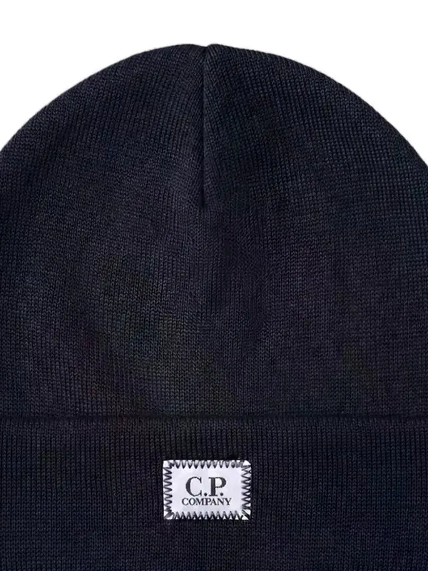 C.P. COMPANY Extrafine-merino Wool Logo-label Beanie