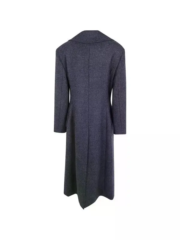 Mantū Double-breasted Notched-lapel Coat
