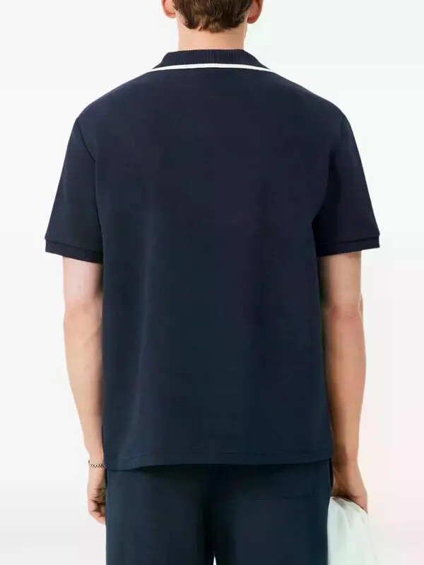 Lacoste Logo-patch V-neck T-shirt
