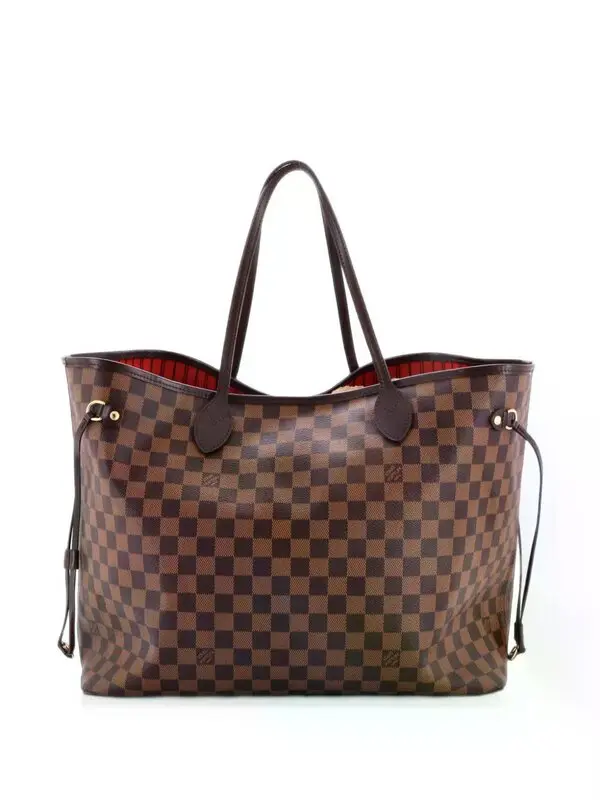 LOUIS VUITTON Neverfull Nm Damier Gm Tote Bag - Brown