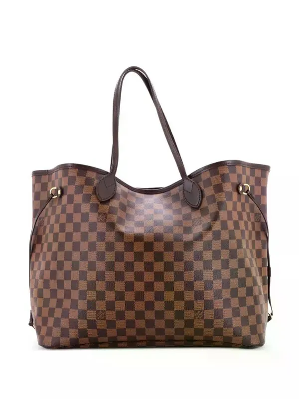 LOUIS VUITTON Neverfull Nm Damier Gm Tote Bag - Brown