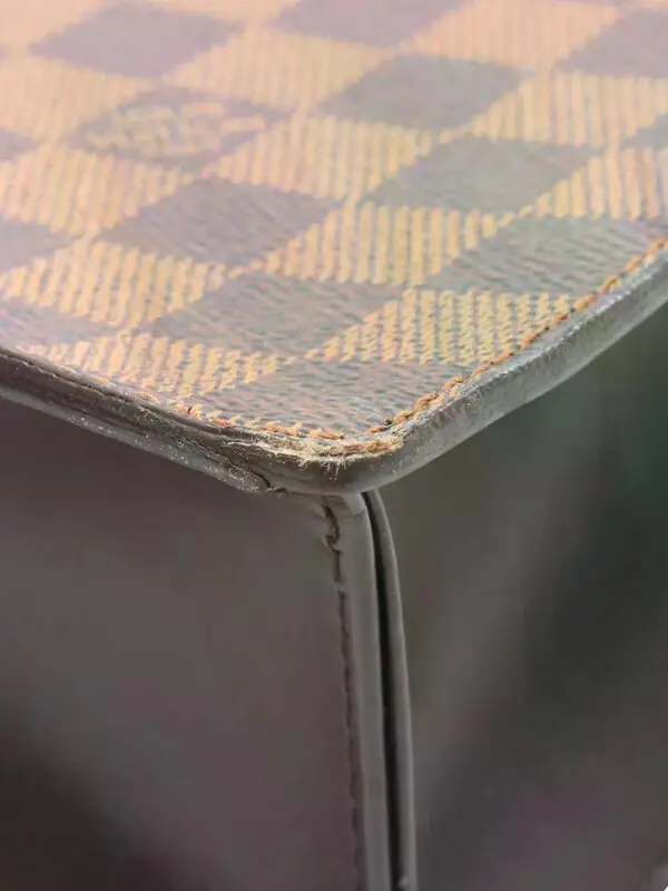 LOUIS VUITTON Damier Ebene Venice Sac Plat Tote Bag