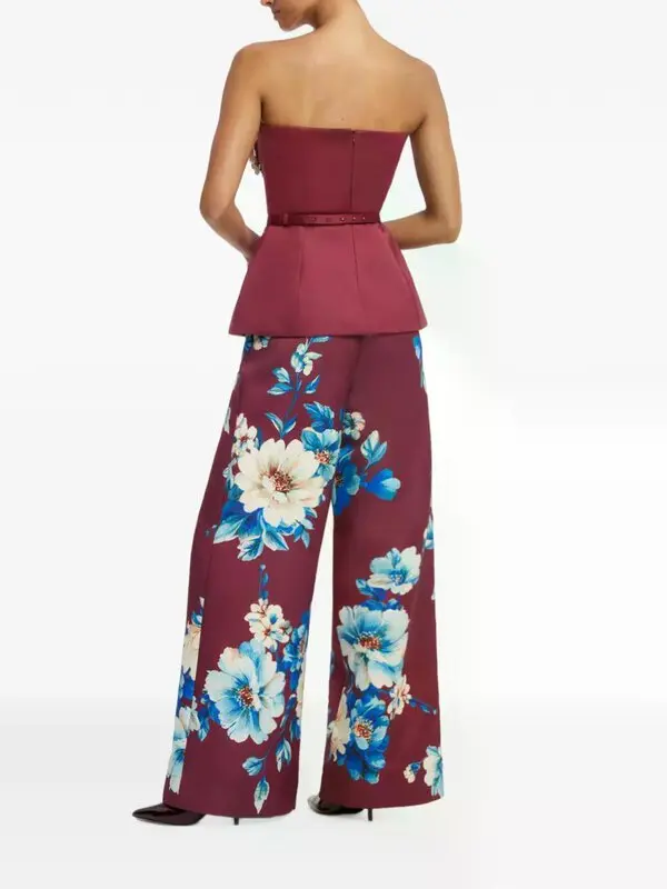 LEO LIN Elisha Floral-print Trousers
