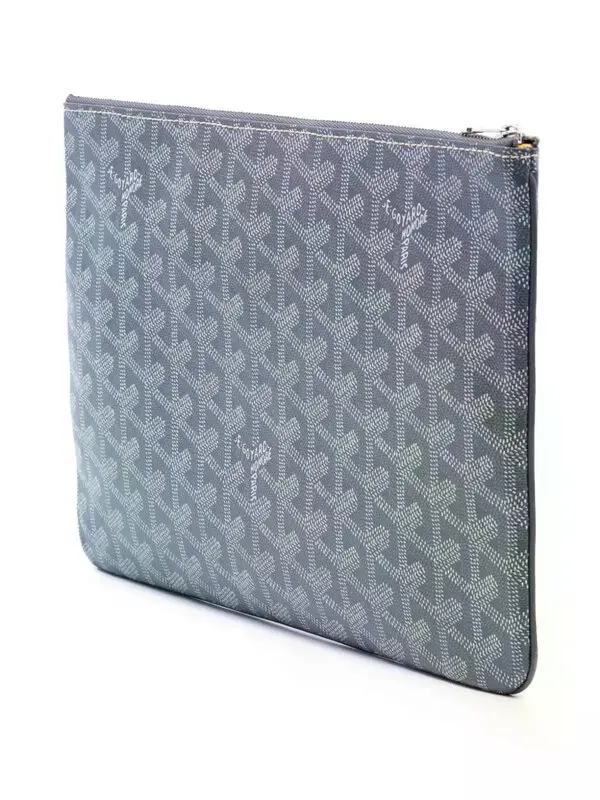 Goyard Senat Mm Clutch Bag - Grey