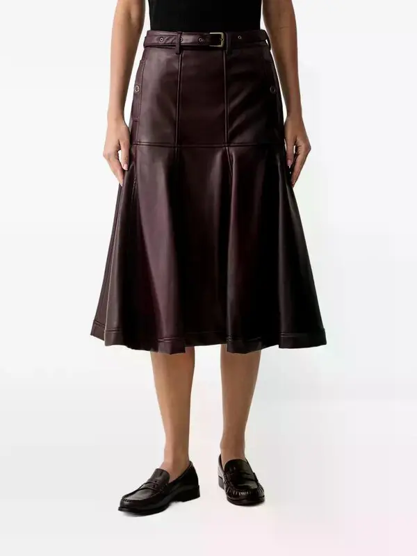 SILVIAN HEACH Belted Panelled Skirt