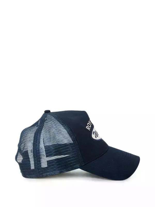 ROY ROGER'S Logo-patch Mesh-panel Cap - Blue