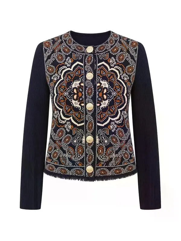 Cara Cara Alesia Bandana-print Jacket