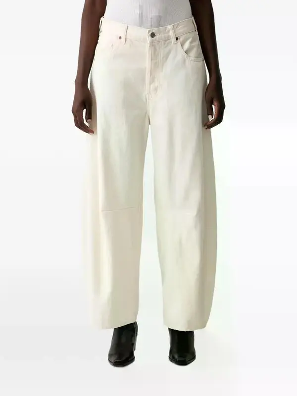 Scotch & Soda Logo-patch Wide Leg Jeans