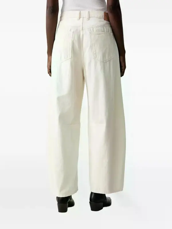 Scotch & Soda Logo-patch Wide Leg Jeans