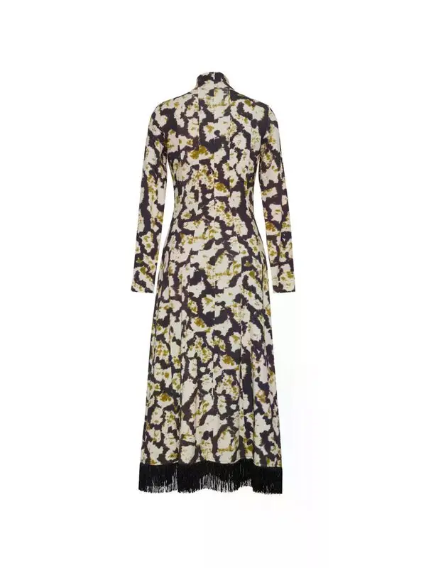 Cara Cara Troy Fringed-hem Midi Dress