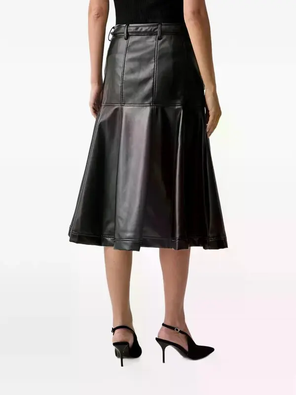 SILVIAN HEACH Belted Panelled Midi Skirt