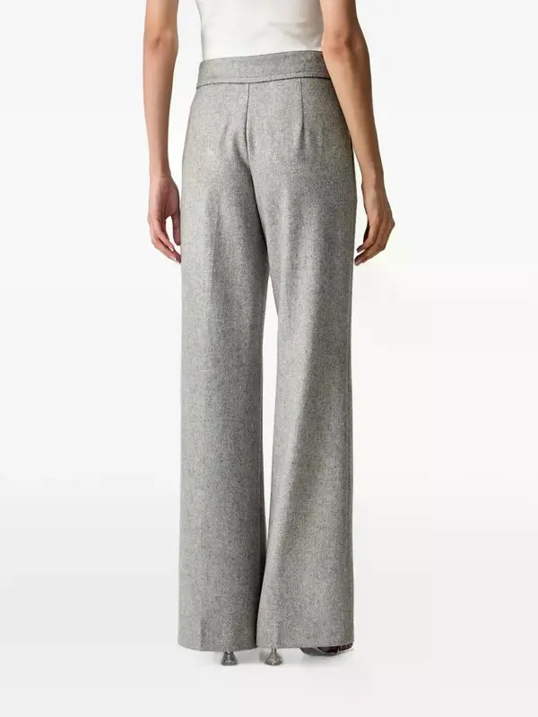 SILVIAN HEACH Logo-plaque Wide-leg Trousers