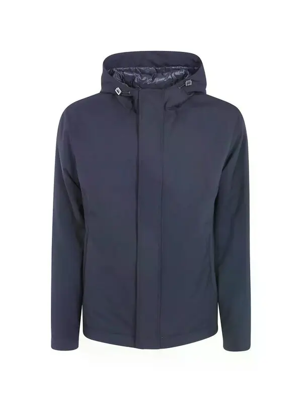 Herno Hooded Zip-up Jacket