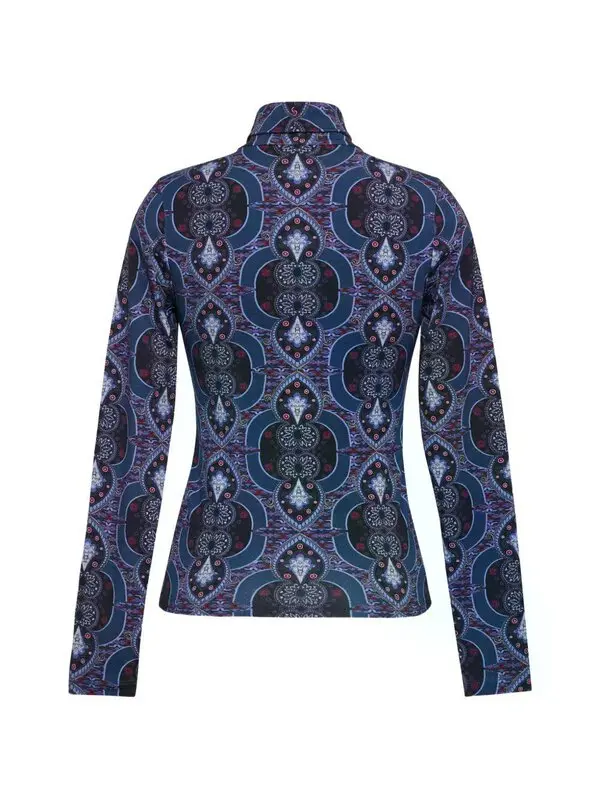 Cara Cara Piper Graphic-print Turtleneck Top