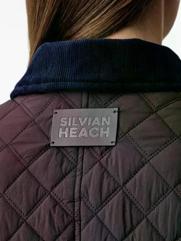 SILVIAN HEACH Quilted Corduroy-collar Jacket