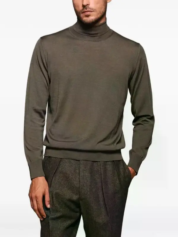Caruso Roll-neck Long-sleeve Sweater