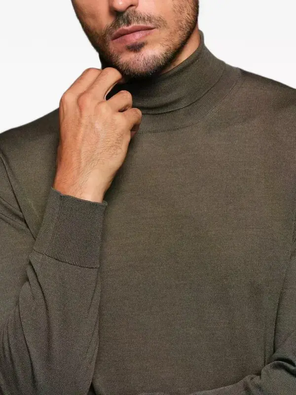 Caruso Roll-neck Long-sleeve Sweater